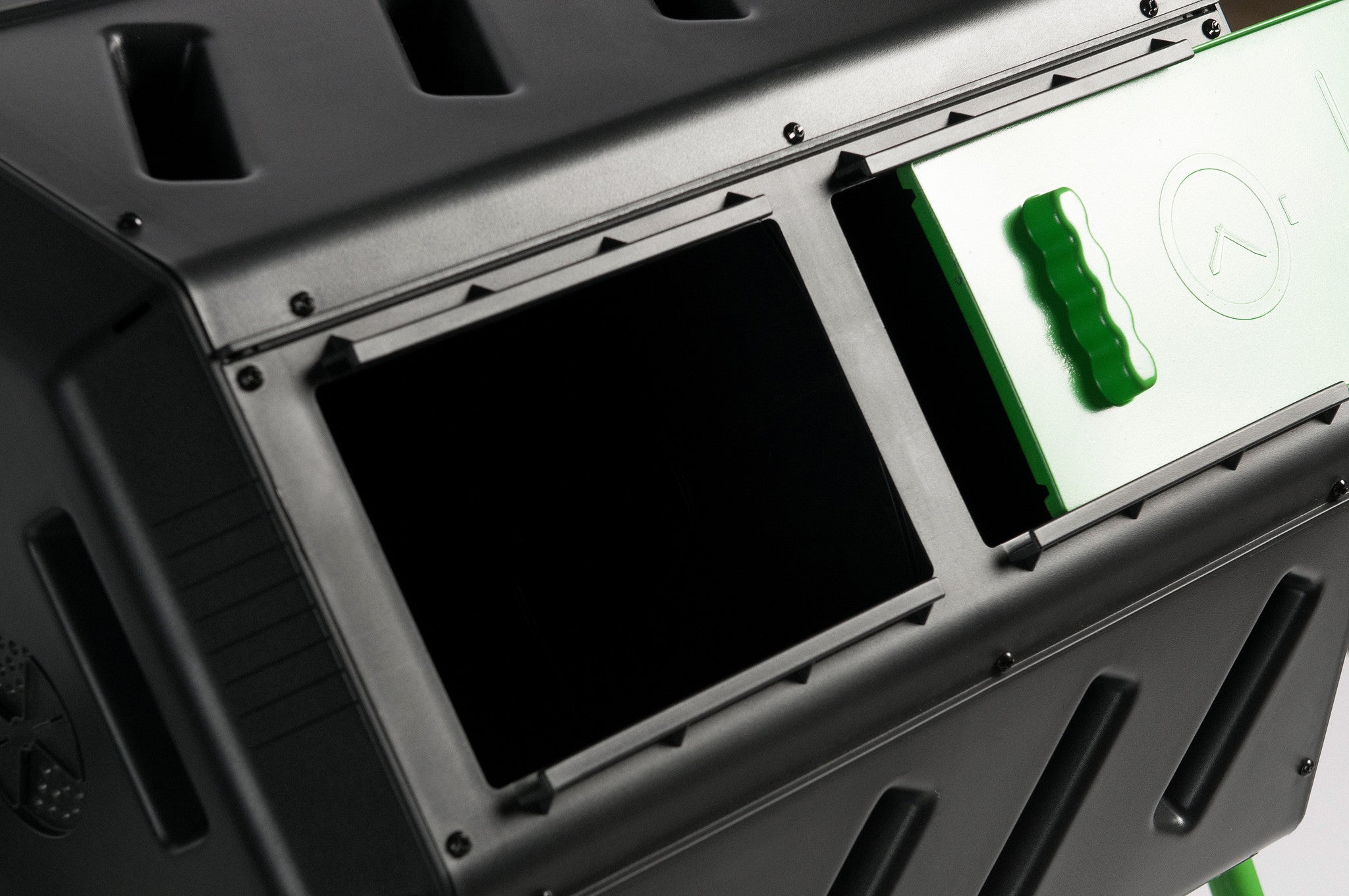 FCMP Outdoor HOTFROG Mobile Dual Chamber Tumbling Composter with Wheel ...