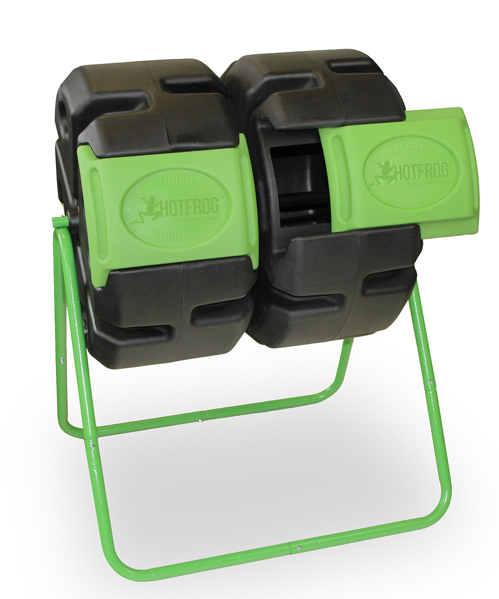 FCMP Outdoor HOTFROG Dual Body Tumbling Composter | Forest City Models ...