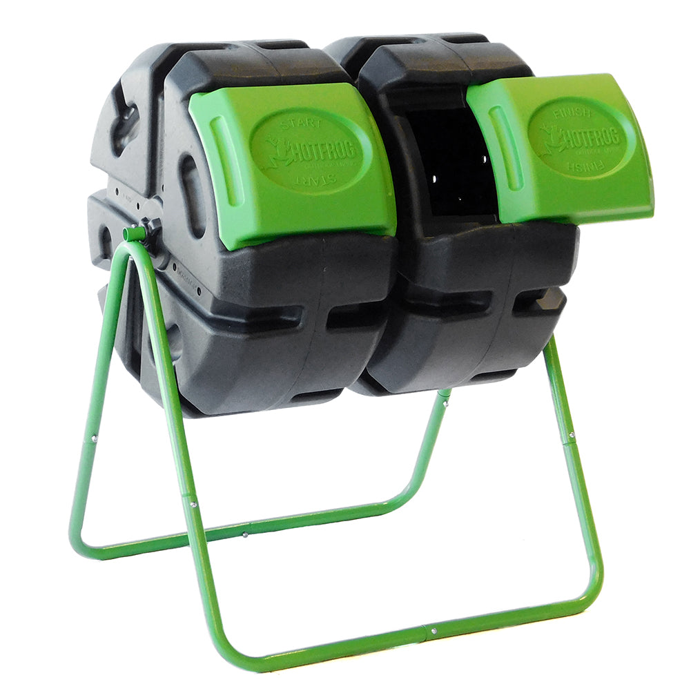 FCMP Outdoor HOTFROG Dual Body Tumbling Composter | Forest City Models ...
