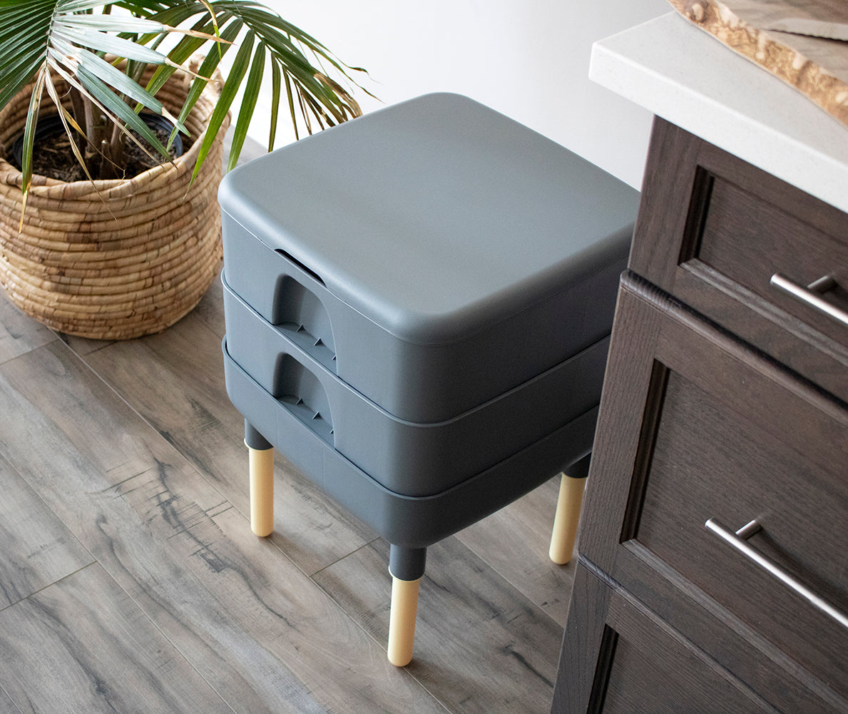 The Essential Living Composter (2-Tray) Worm Vermicomposter | Forest ...