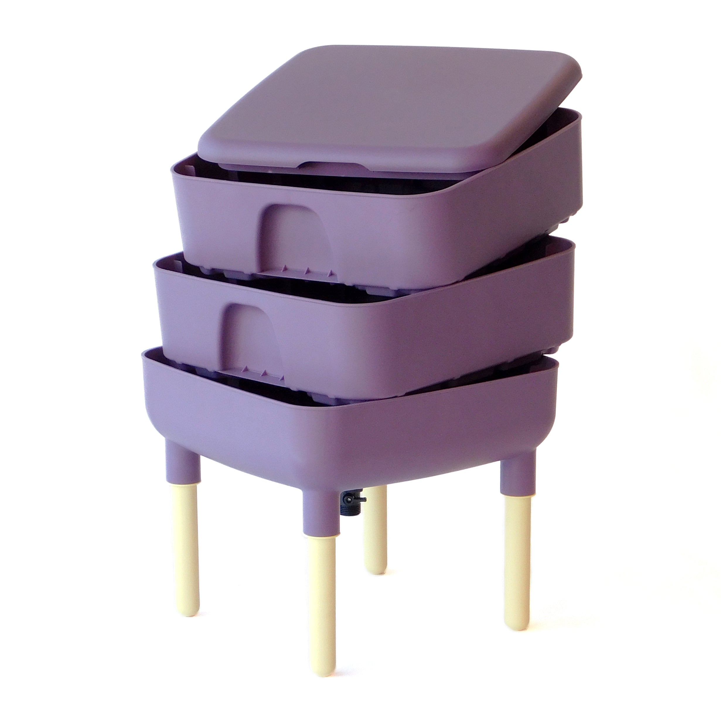 The Essential Living Composter (2-Tray) Worm Vermicomposter | Forest ...