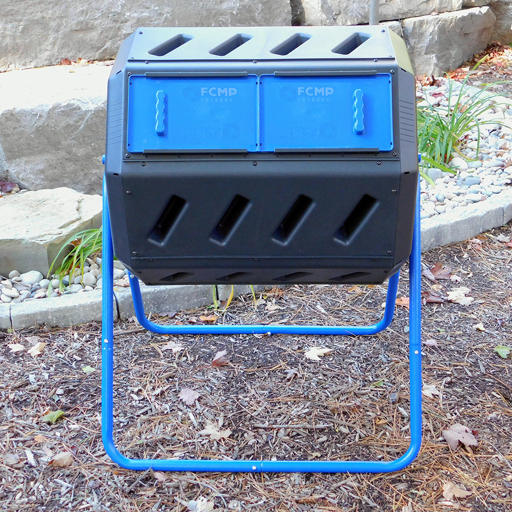 IM4000-DD Dual Chamber Tumbling Composter with Double Doors | Forest ...